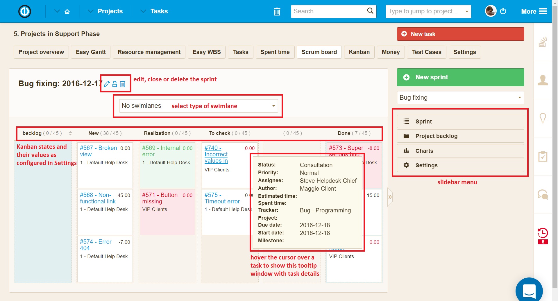 What’s New in Agile Board 2017 - Easy Redmine